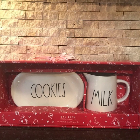 Rae Dunn | Holiday | Rae Dunn Cookies Milk Set | Poshmark